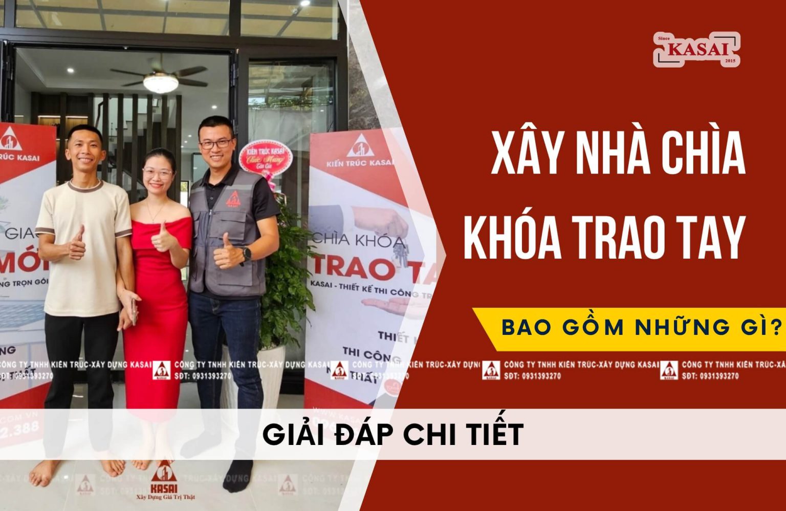 Xây nhà chìa khóa trao tay bao gồm những gì? Chi tiết từ A-Z